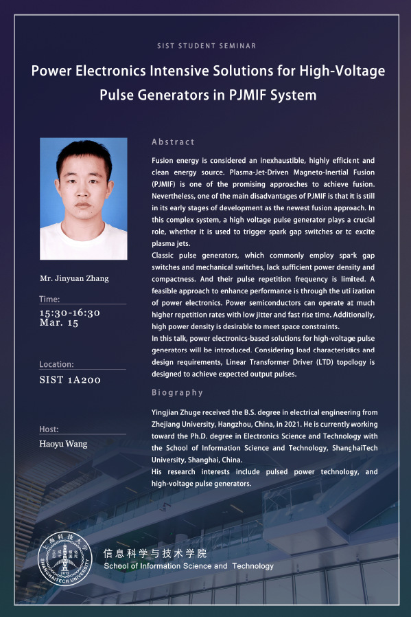 Power Electronics Intensive Solutions for High-Voltage Pulse Generators in PJMIF System